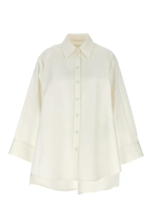 JIL SANDER Cut-out Shirt - White