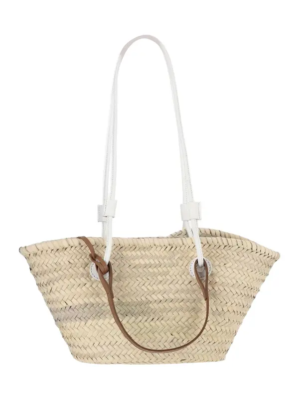 FILIPPO CATARZI Straw Tote Bag - Beige