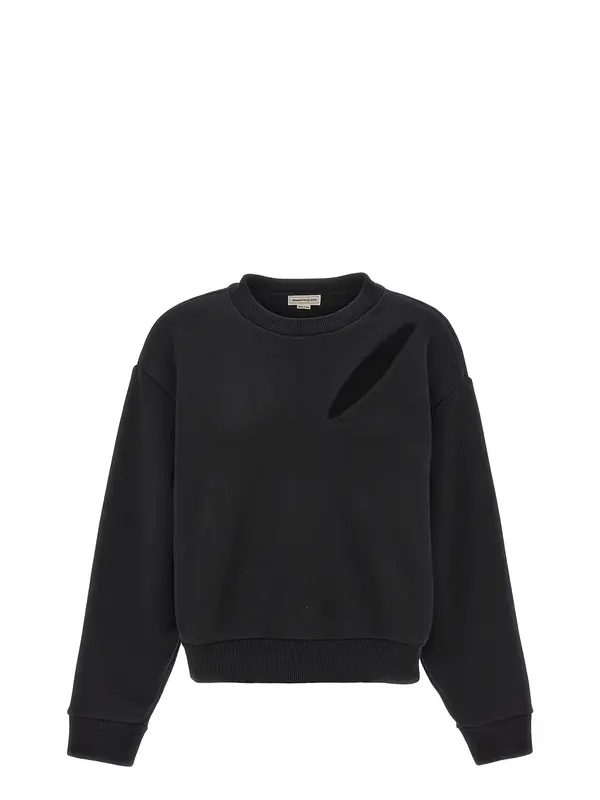Alexander McQueen Cut And Sew Sweatshirt - Black