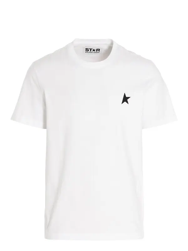 GOLDEN GOOSE T Shirt 'small Star - White/black