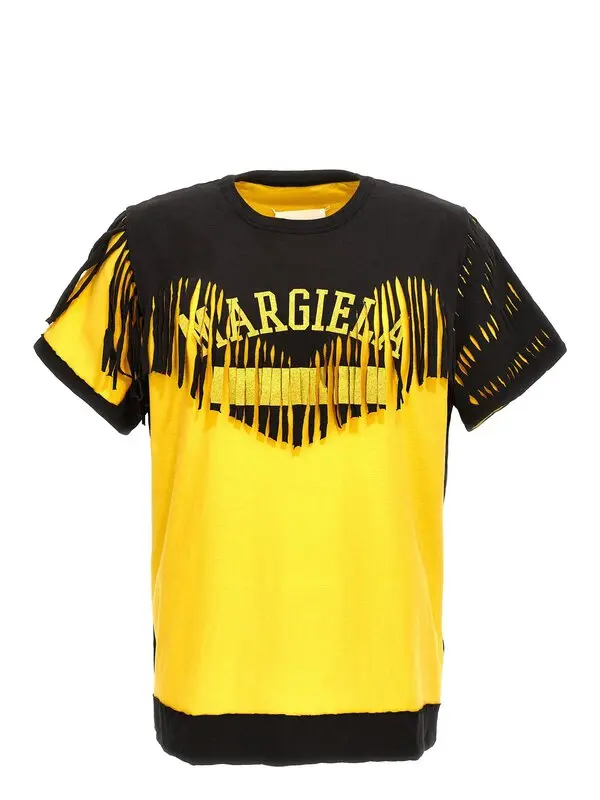 MAISON MARGIELA Double Layer T Shirt - Yellow
