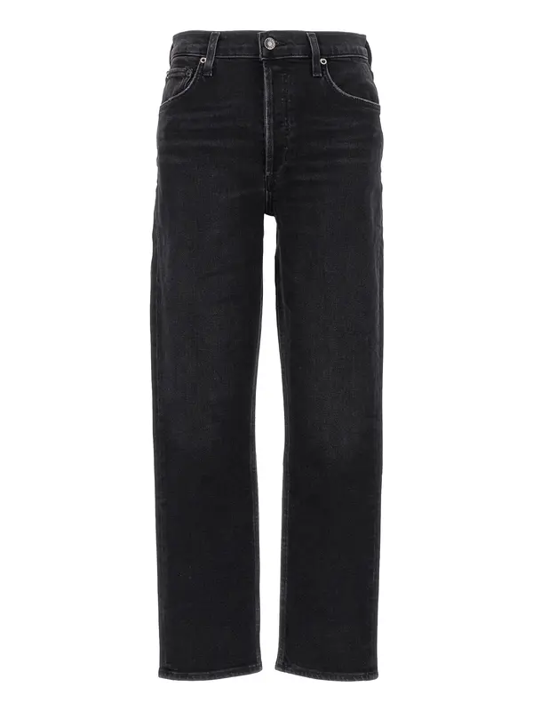 AGOLDE Riley Long Jeans - Black