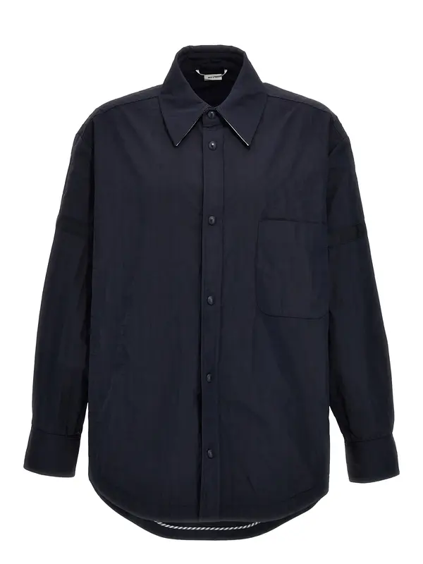 Thom Browne Snap Front' Overshirt - Blue