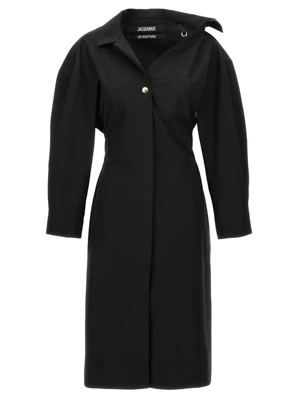 Jacquemus La Robe Chemise Dress - Black