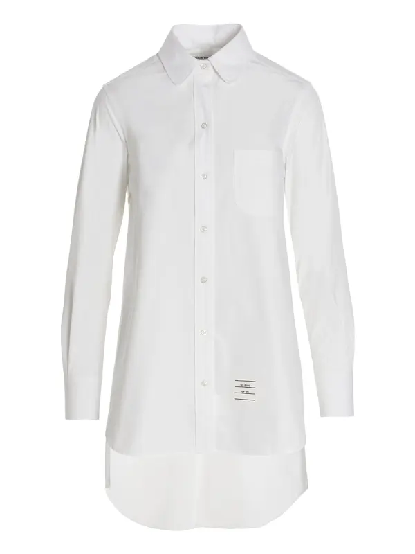 Thom Browne Open Back Shirt - White