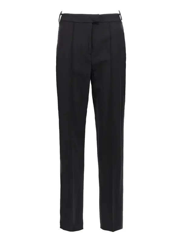 NENSI DOJAKA Hearts' Wool Pants - Black