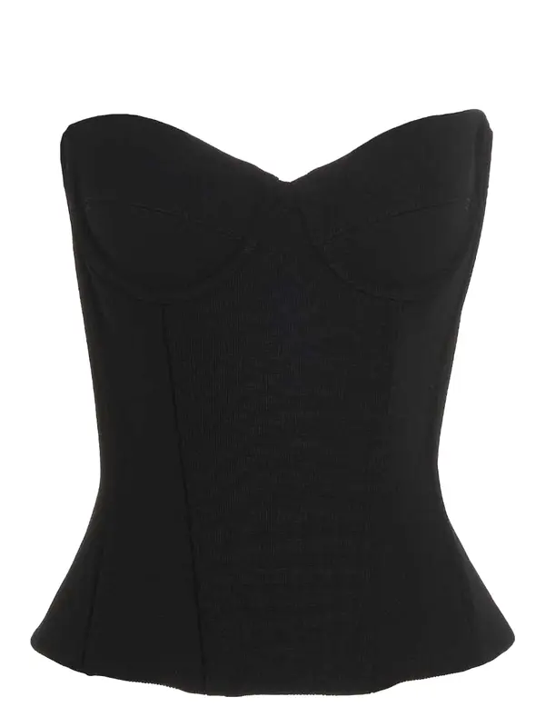 Balenciaga Bustier Top - Black