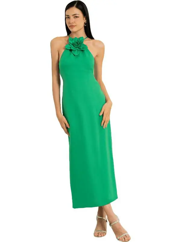 Yumi Kim Cher Linen Dress - Green
