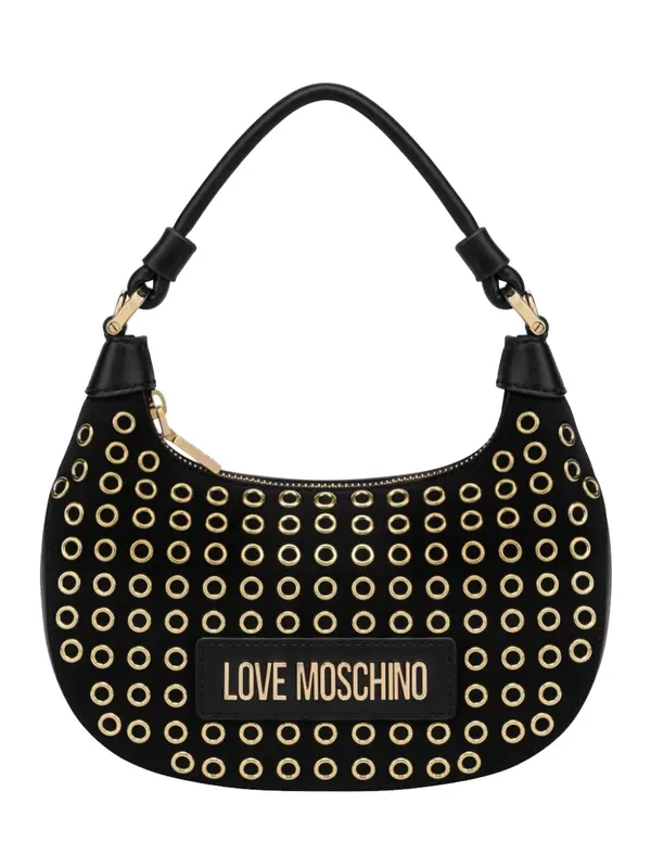 Moschino Eyelet-embellished Mini Bag - Black