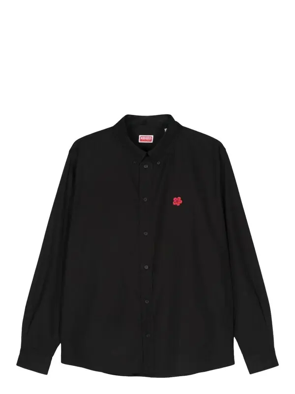 Kenzo Boke Flower Cotton Shirt - Black