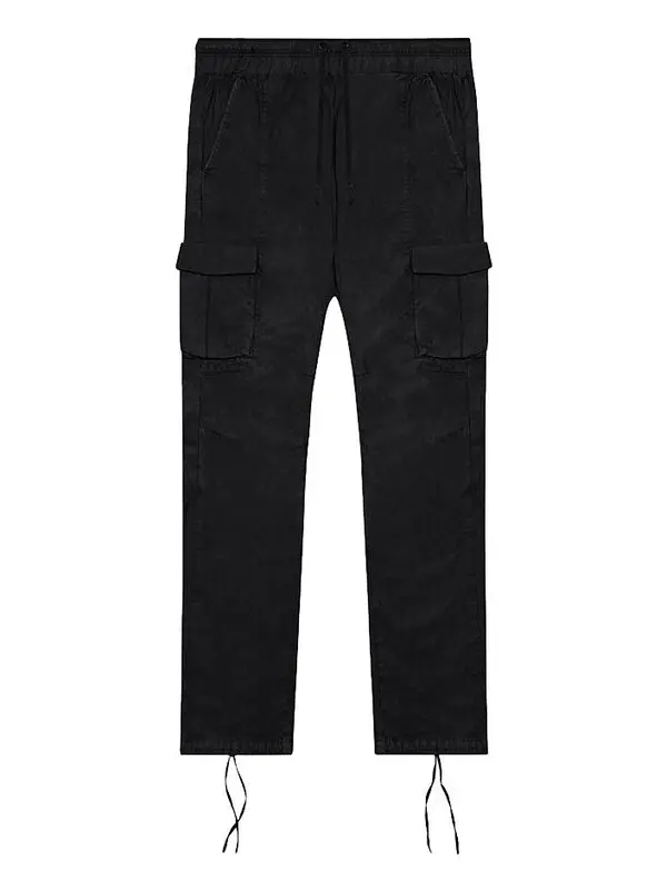 John Elliott Back Sateen Relaxed Fit Cargo Pants - Black