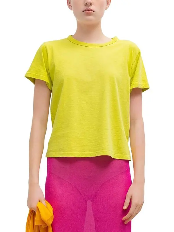 LESET Margo Tee - Chartreuse