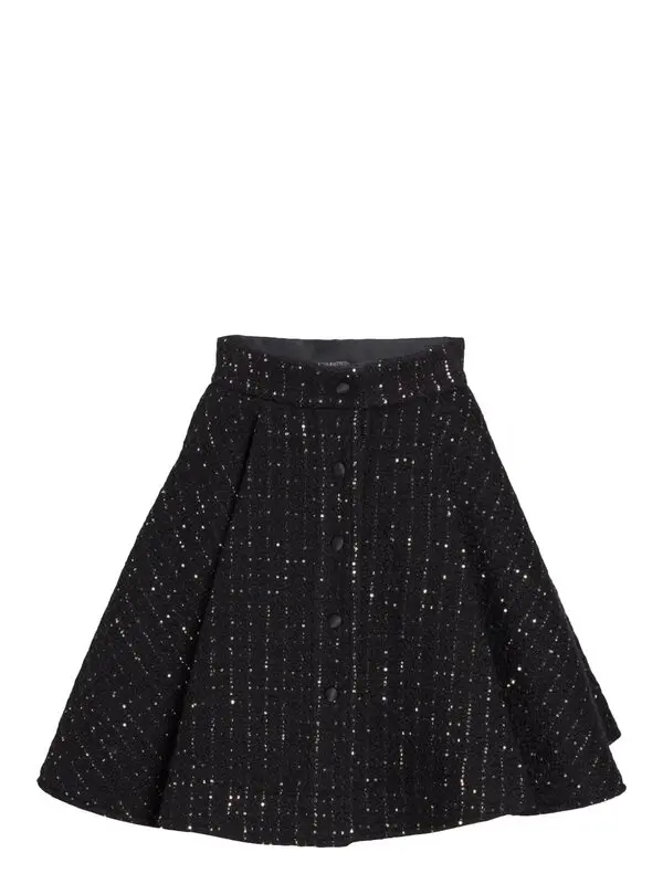 Giambattista Valli High-rise Flared Skirt - Black