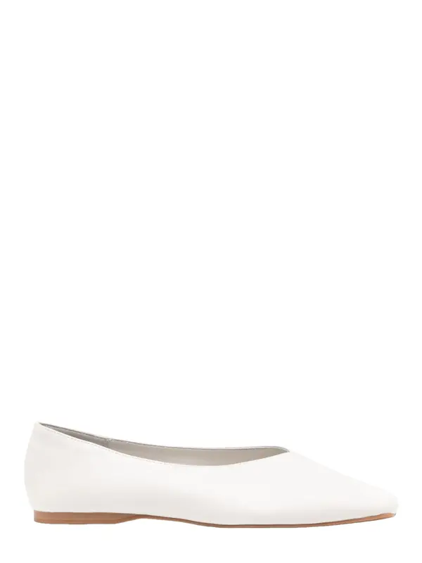 Senso Brynn Leather Ballerina Flats - White