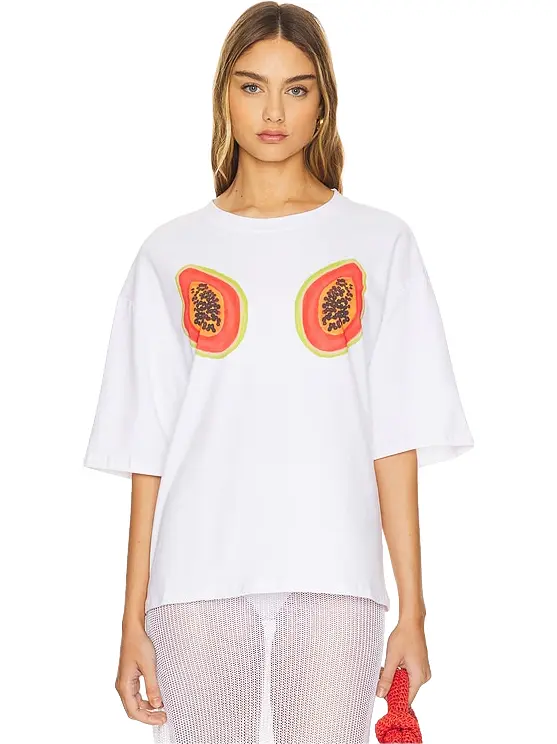 SNDYS Mai Tai Graphic T-shirt - Papaya