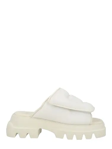 COPENHAGEN  Leather Sandals - Off White