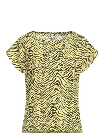 LIU •JO Zebra Print T-shirt - Yellow