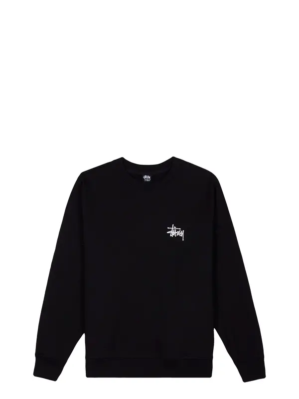 StÜssy Basic Crew - Black