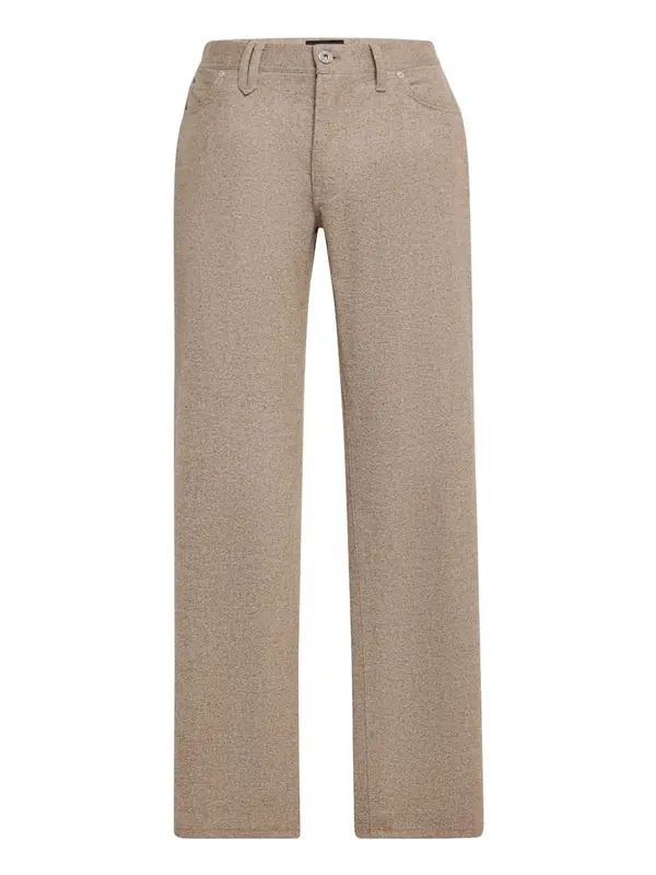 Brioni Meribel Wool Pants - Beige Brown