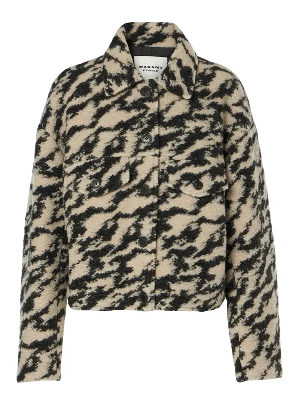 MARANT ETOILE Ferida Printed Wool-blend Jacket - Multicoloured