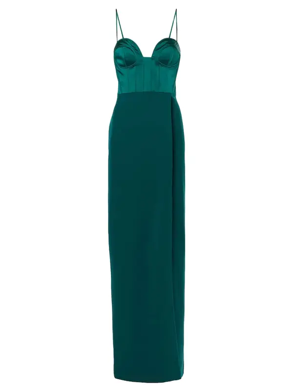 Safiyaa Leonal Gown - Green