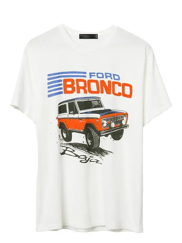 Junk Food Clothing Ford Bronco Baja Vintage Tee - Vintage White