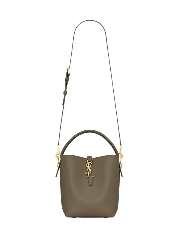 Saint Laurent Calfskin Le 37 Bucket Bag - Green