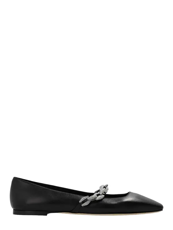 JIMMY CHOO Diamond Tilda Ballerina Shoes - Black