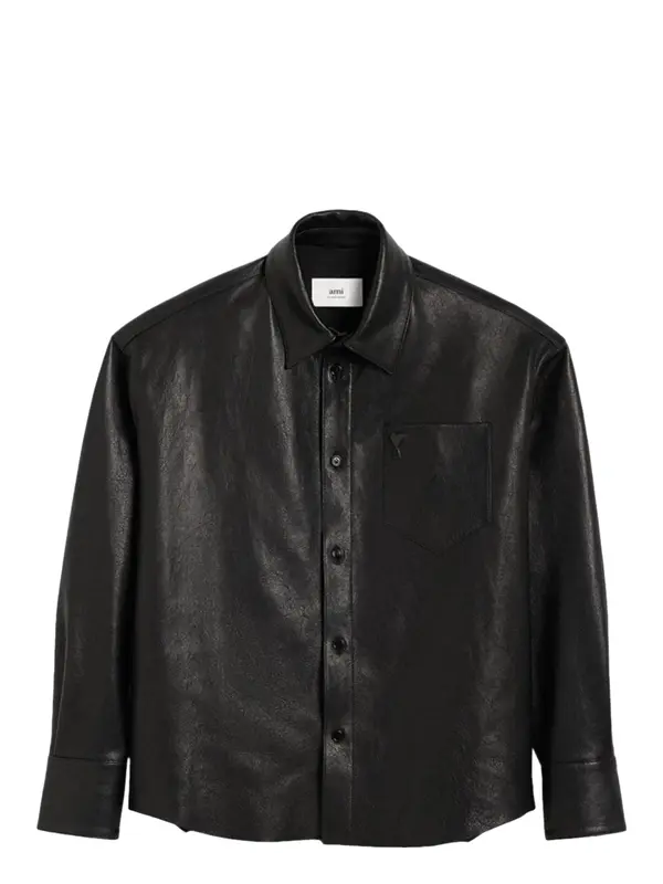 Ami De Coeur Shirt Jacket - Black