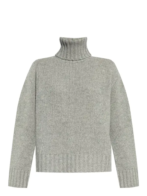 Fabiana Filippi Boxy Roll-neck Sweater - Grey
