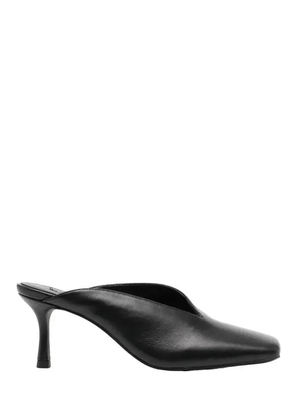 Senso Jaynee 80mm Leather Mules - Black