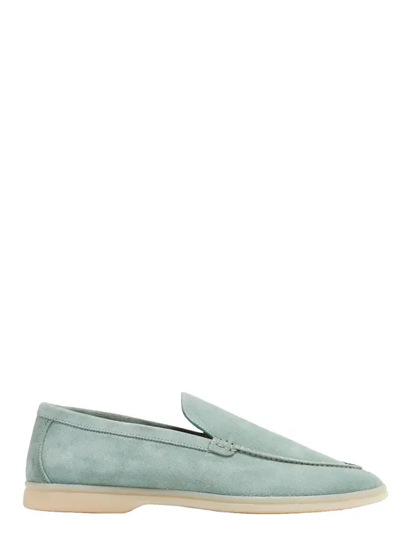 SCAROSSO Ludovico Suede Loafers - Green
