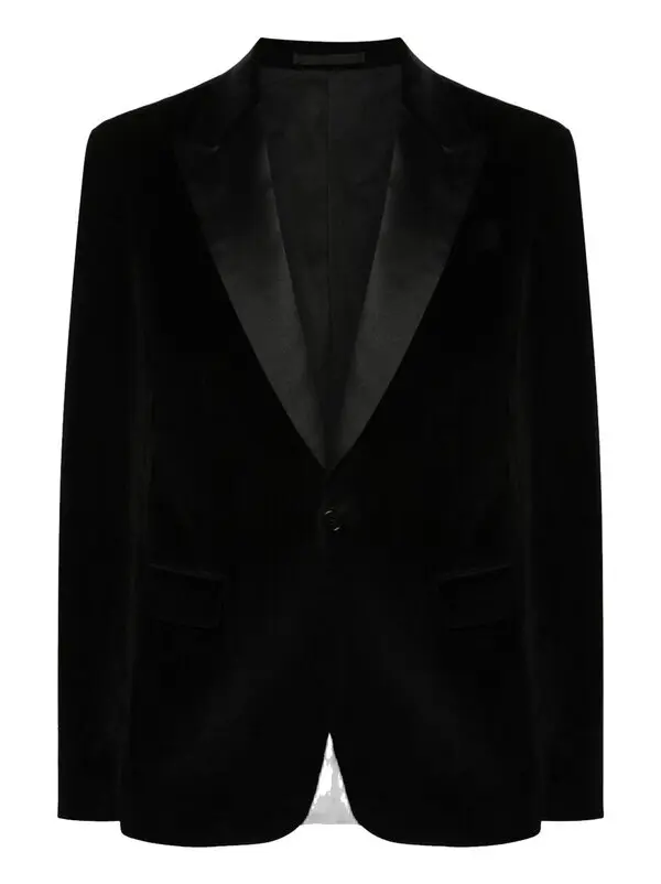 ALLSAINTS Lyra Flocked Blazer - Black