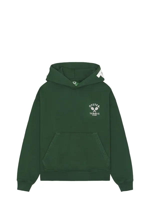 OYSTER Tennis Club Pullover Hoodie - Green