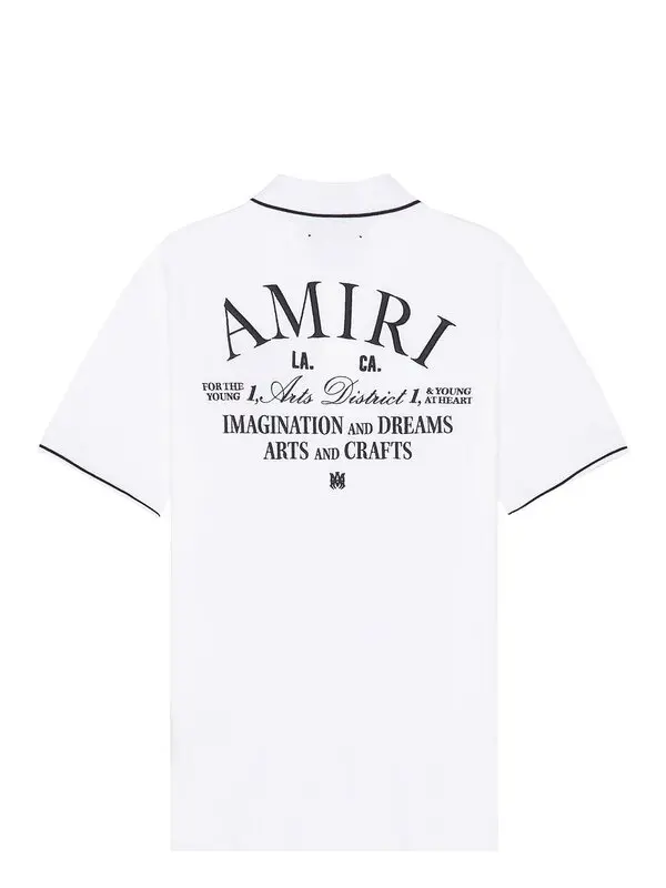 Amiri Arts District Polo - White