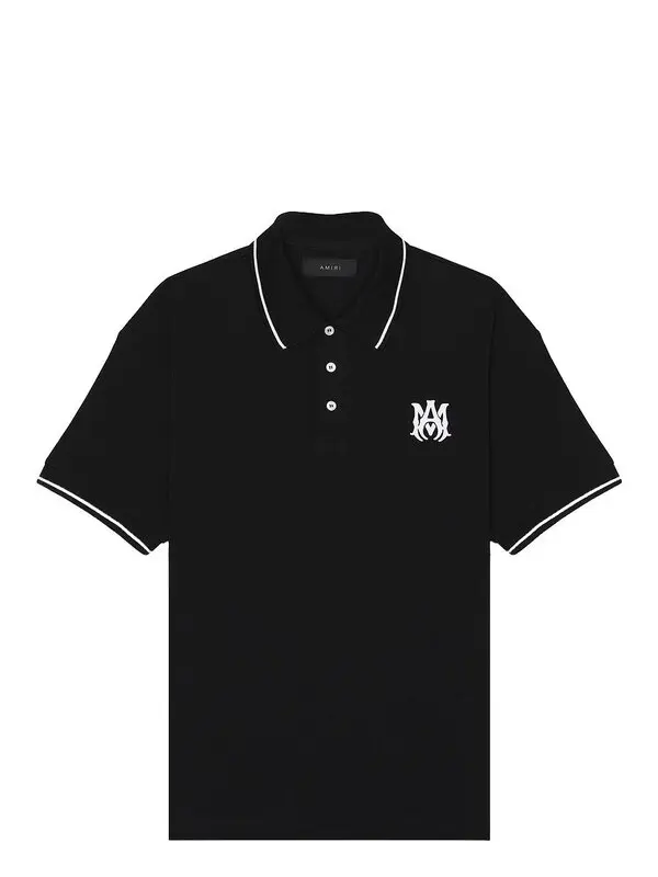 Amiri Ma Core Logo Polo - Black
