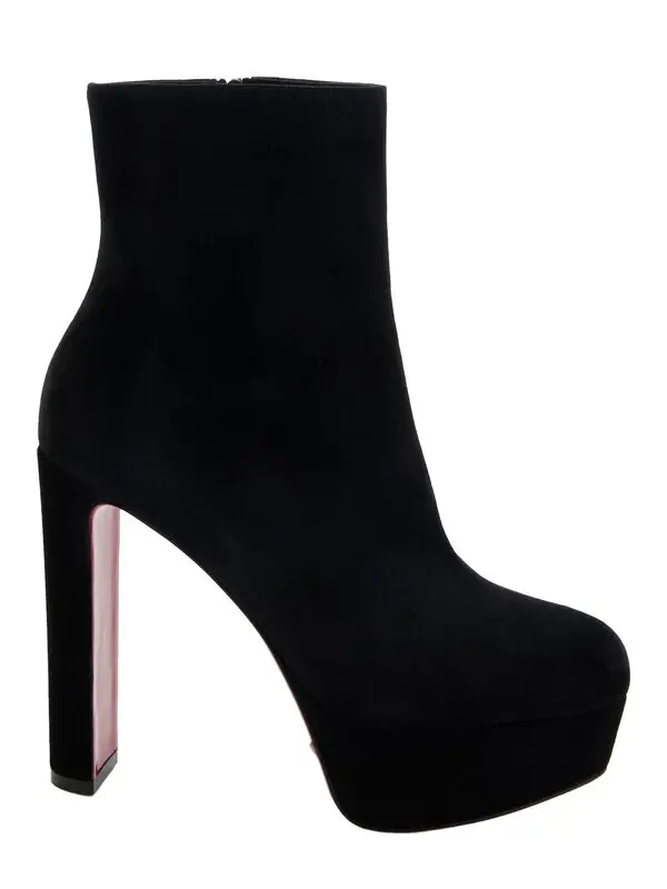 CHRISTIAN LOUBOUTIN Loo 130mm Ankle Boots - Black