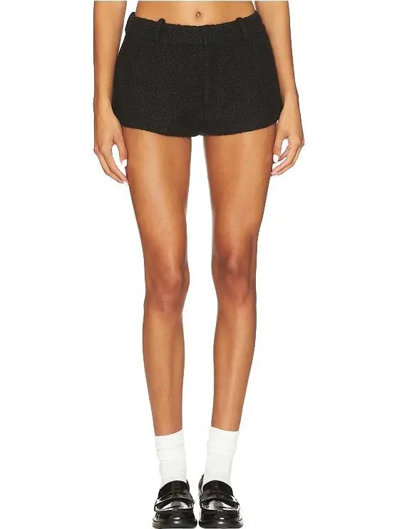 Amanda Uprichard Caresse Shorts - Black