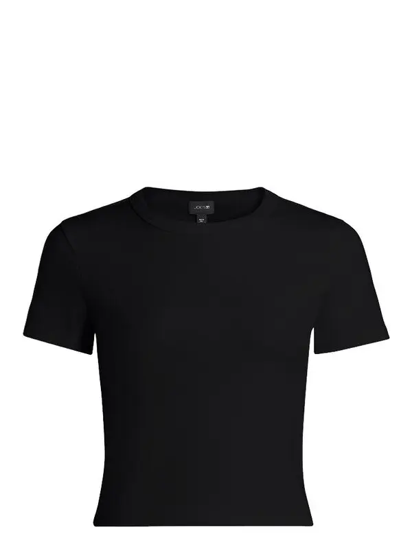 Joe's Jeans The Baby Cotton-blend T-shirt - Black