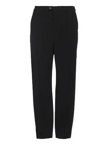 Alexander McQueen Crepe Viscose Pants - Black