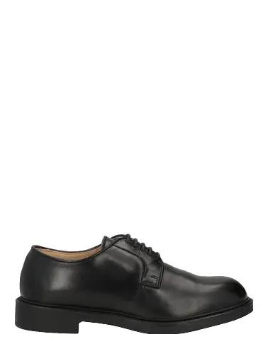 DOUCAL'S Leather Derby Shoes - Black