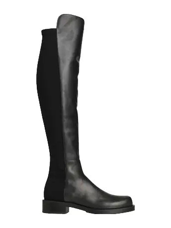 STUART WEITZMAN Boot In Calfskin And Textile Fibers - Black