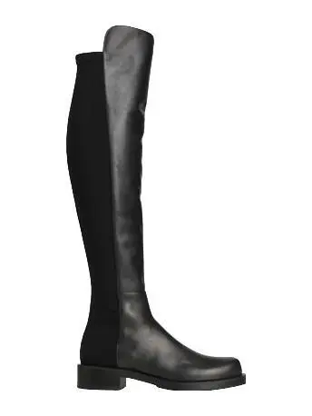 STUART WEITZMAN Boot In Calfskin And Textile Fibers - Black