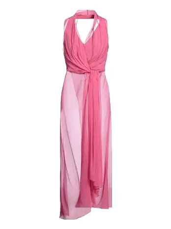 Alberta Ferretti Voile Pleated Top - Pink