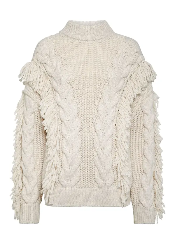 Philipp Plein Skull-embroidered Cable-knit Jumper - Neutrals