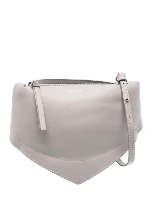 FEDERICO CINA Mini Tortellino Leather Bag - Grey