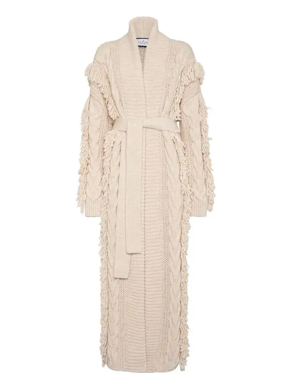 Philipp Plein Skull Long Cardigan - Neutrals