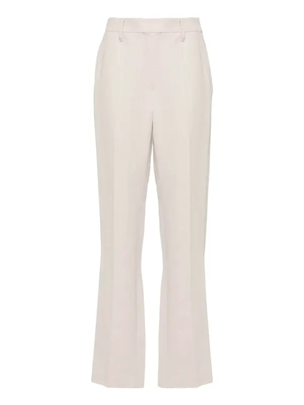 Brunello Cucinelli Tapered Tailored Trousers - Neutrals