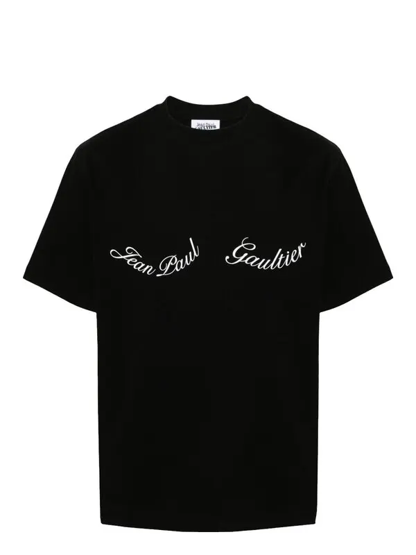 JEAN PAUL GAULTIER Logo-print T-shirt - Black