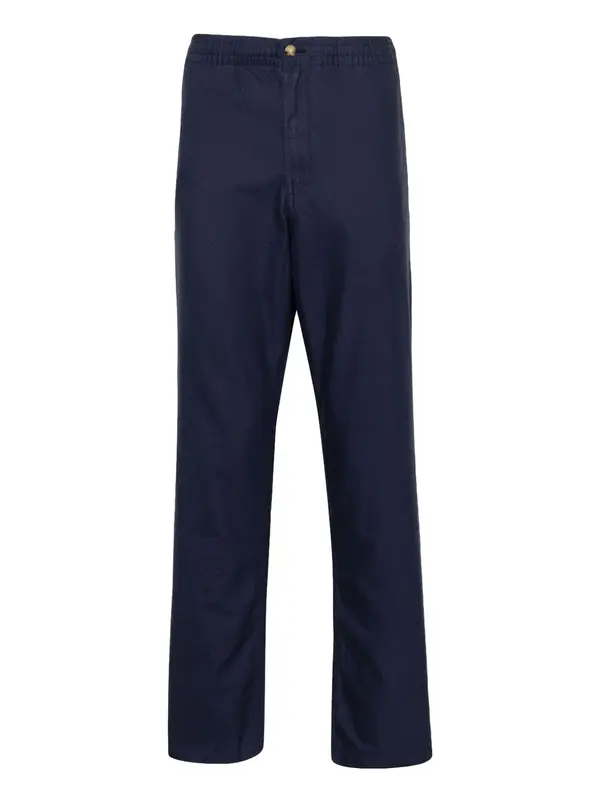 Polo Ralph Lauren Drawstring Cotton Trousers - Blue